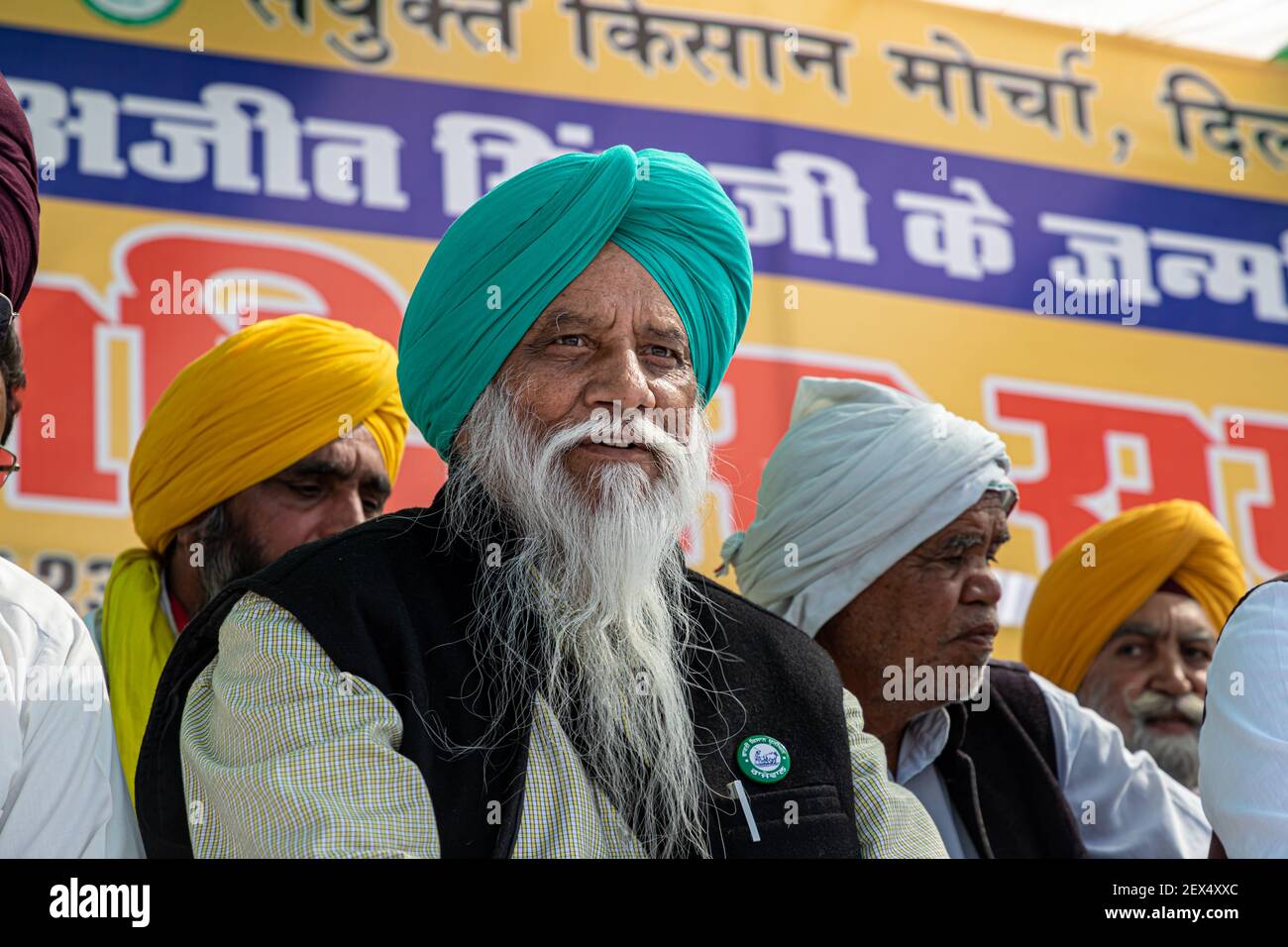 Indian farmer protest farm law hi-res stock photography and images - Alamy