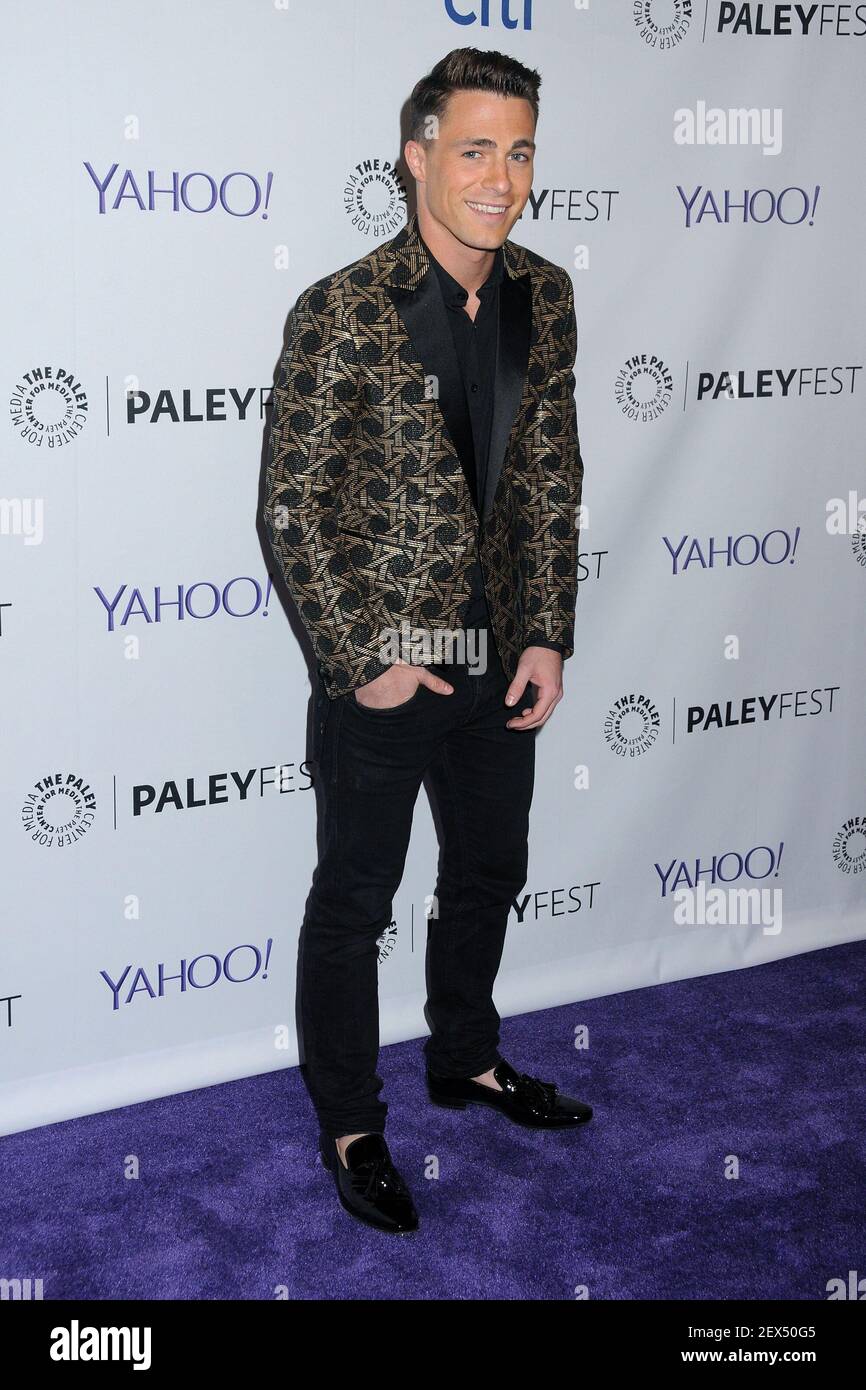 14 March 2015 - Hollywood, California - Colton Haynes. PaleyFest 2015 ...
