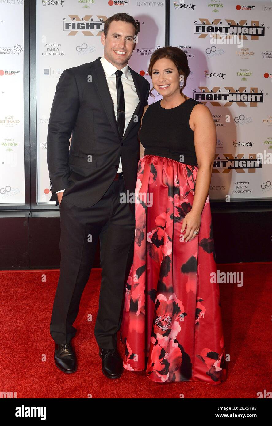 28 March 2015 - Phoenix, Arizona - Paul Goldschmidt, Amy Goldschmidt ...