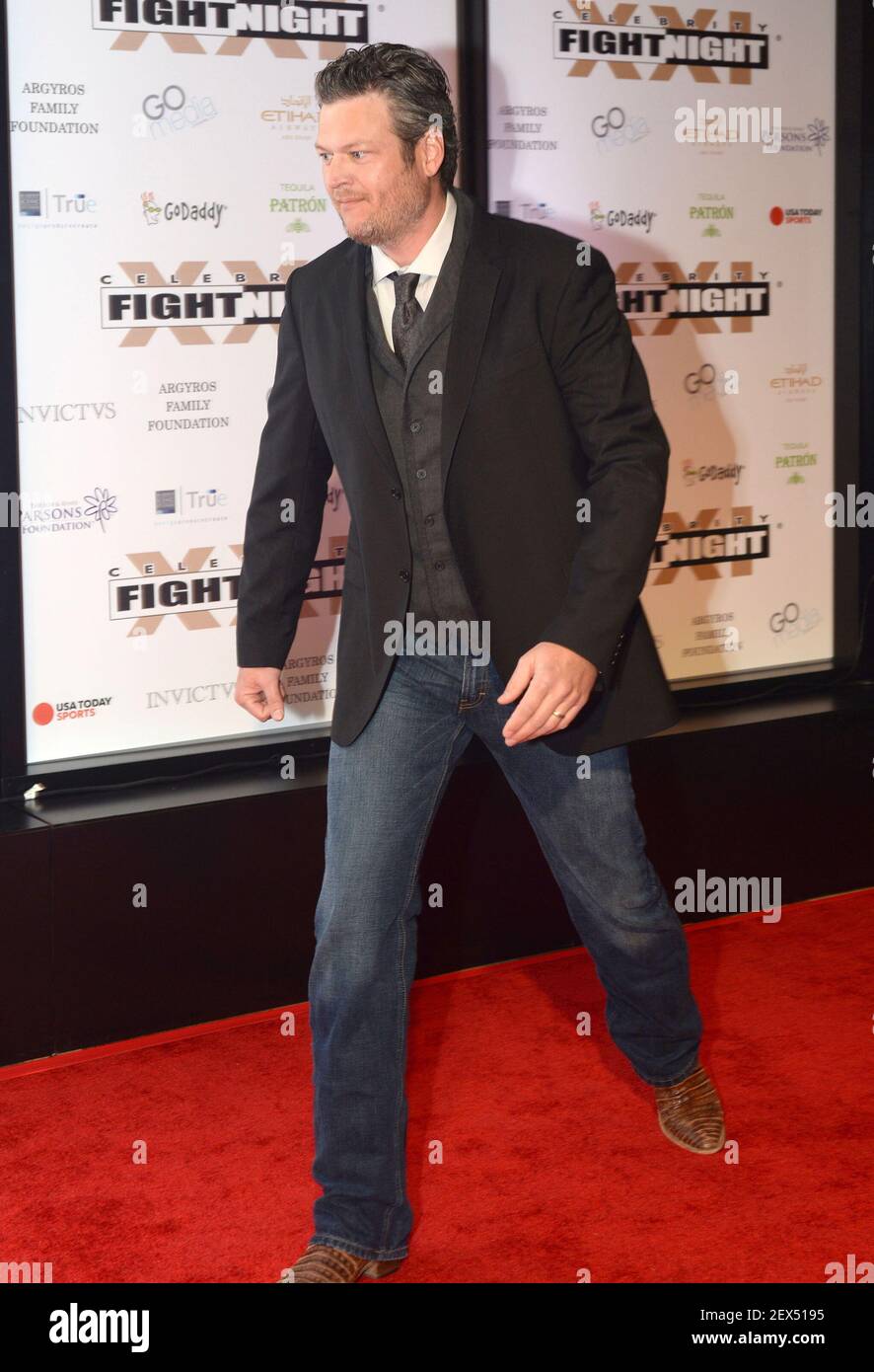 28 March 2015 - Phoenix, Arizona - Blake Shelton. Muhammad Ali's ...