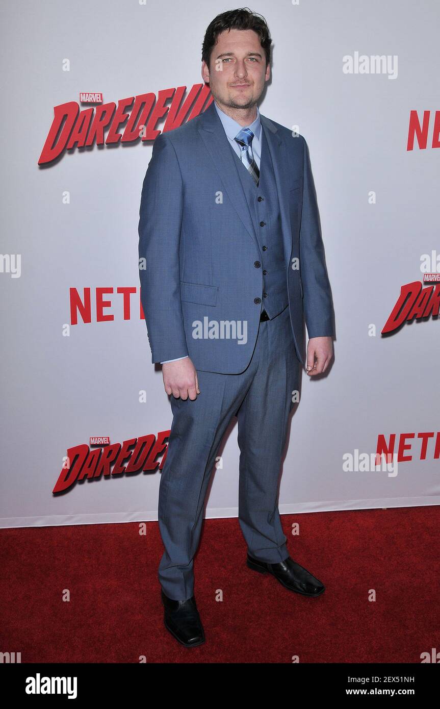 Toby Leonard-Moore arrives at the "Marvel's Daredevil" Los Angeles ...