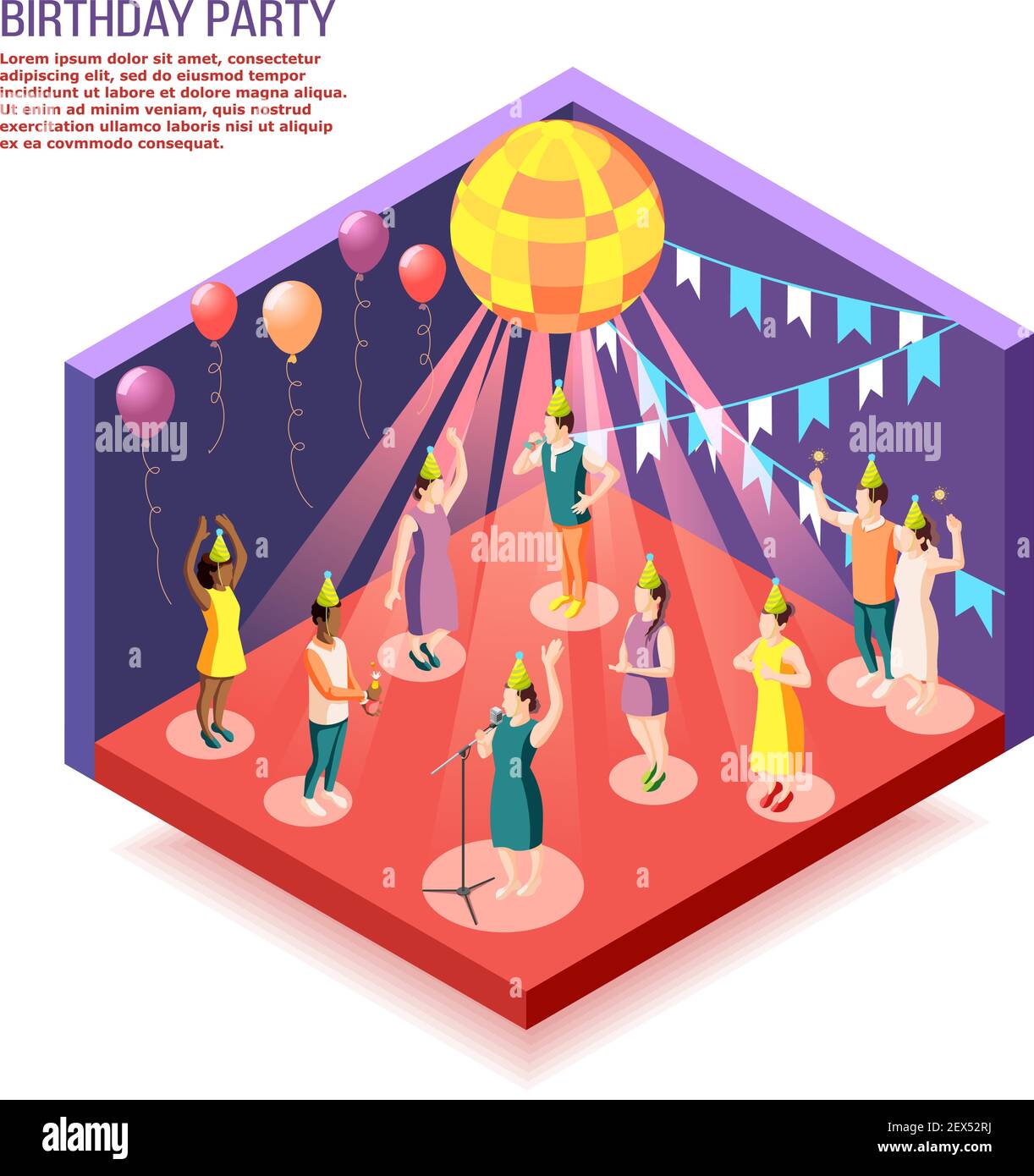 People gathered together Stock Vector Images - Alamy