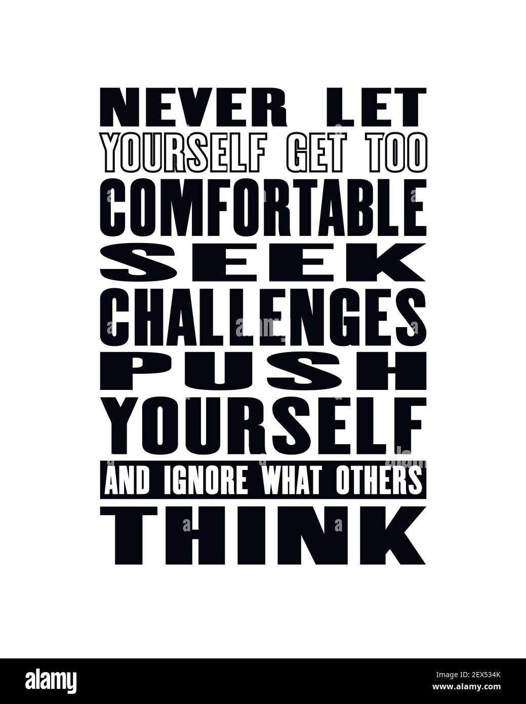 Push yourself Stock Vector Images - Alamy