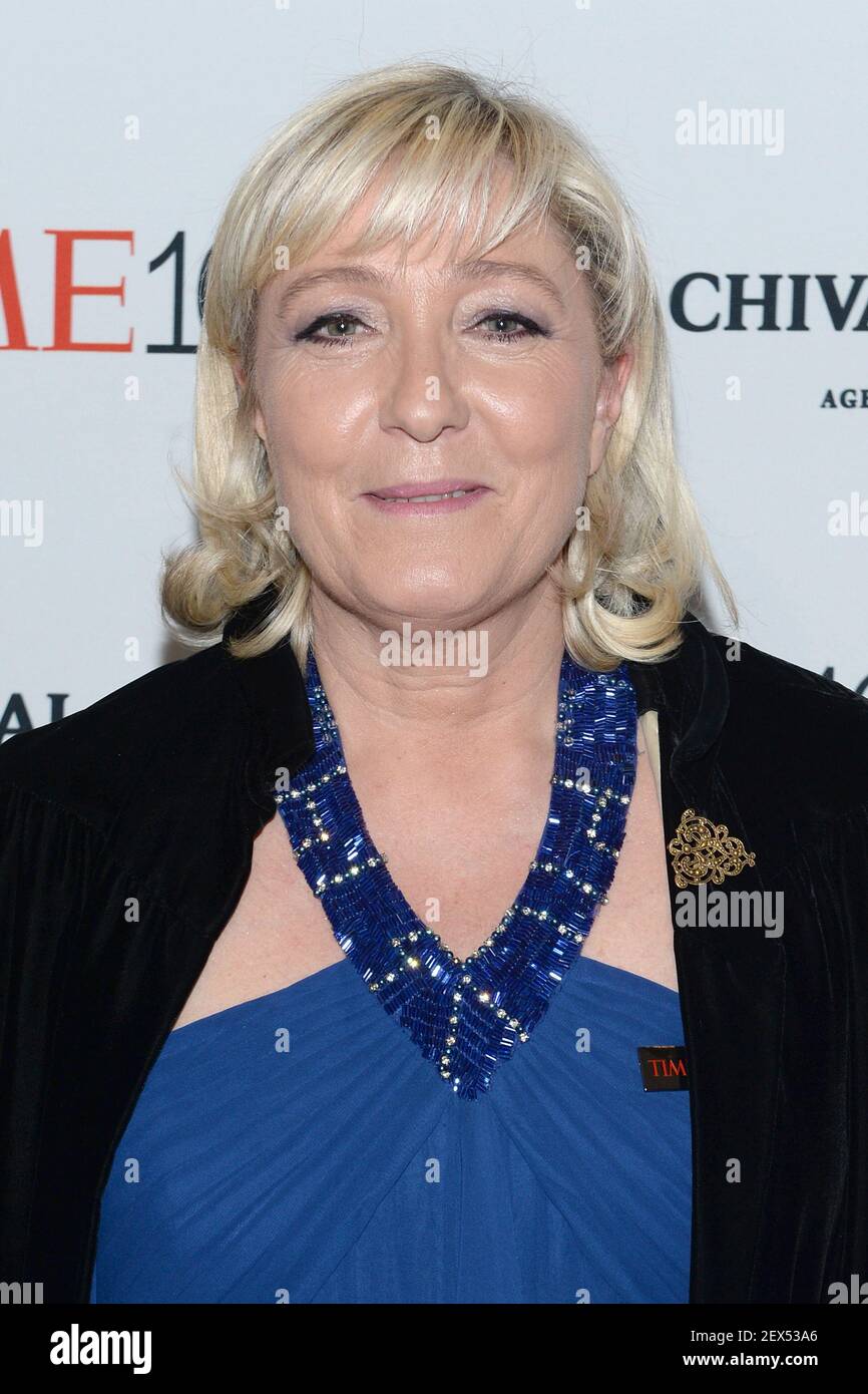 Marine Le Pen, President of French far-right party Front National ...