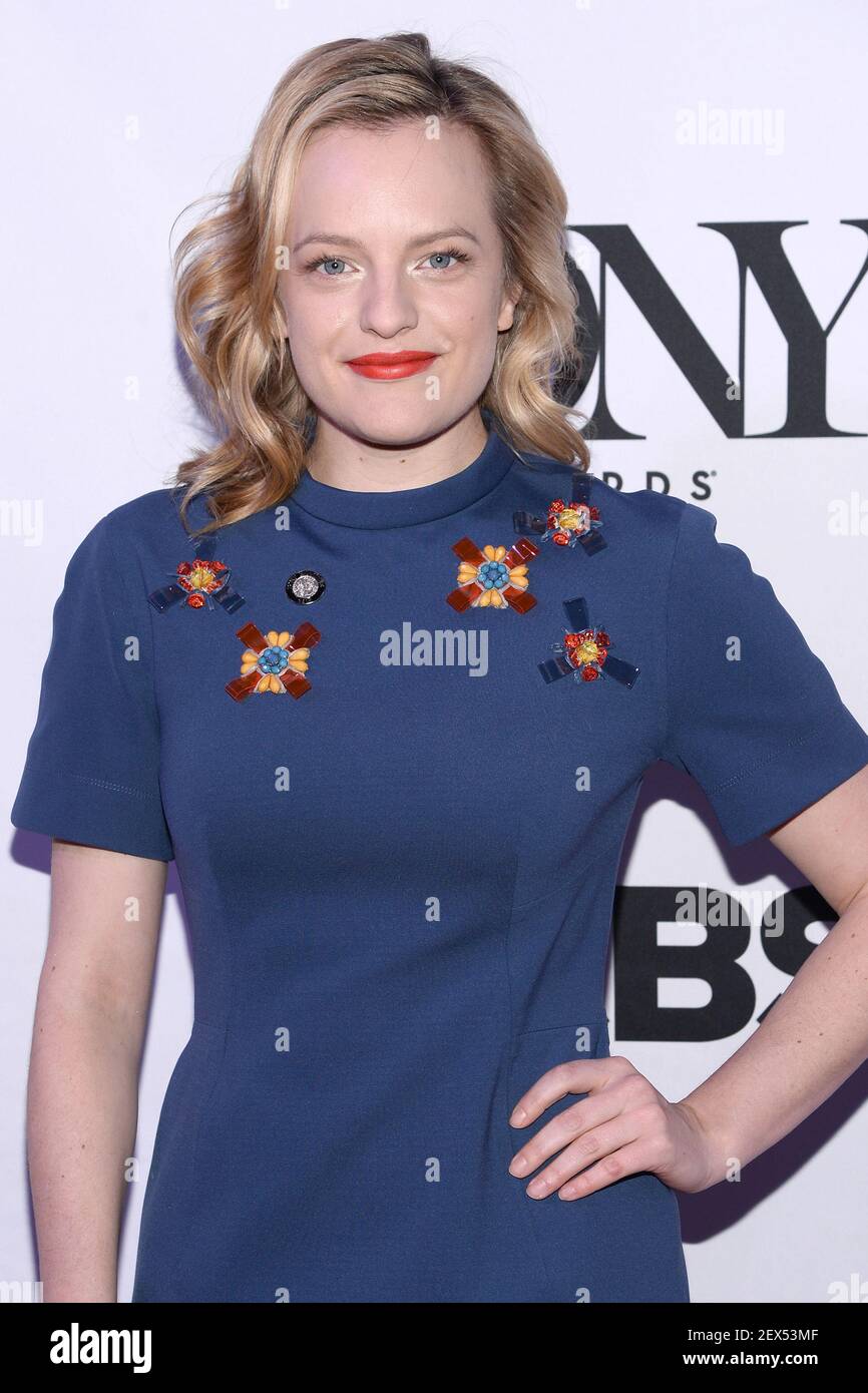 Actress Elisabeth Moss attends the 2015 Tony Awards Meet The Nominees ...
