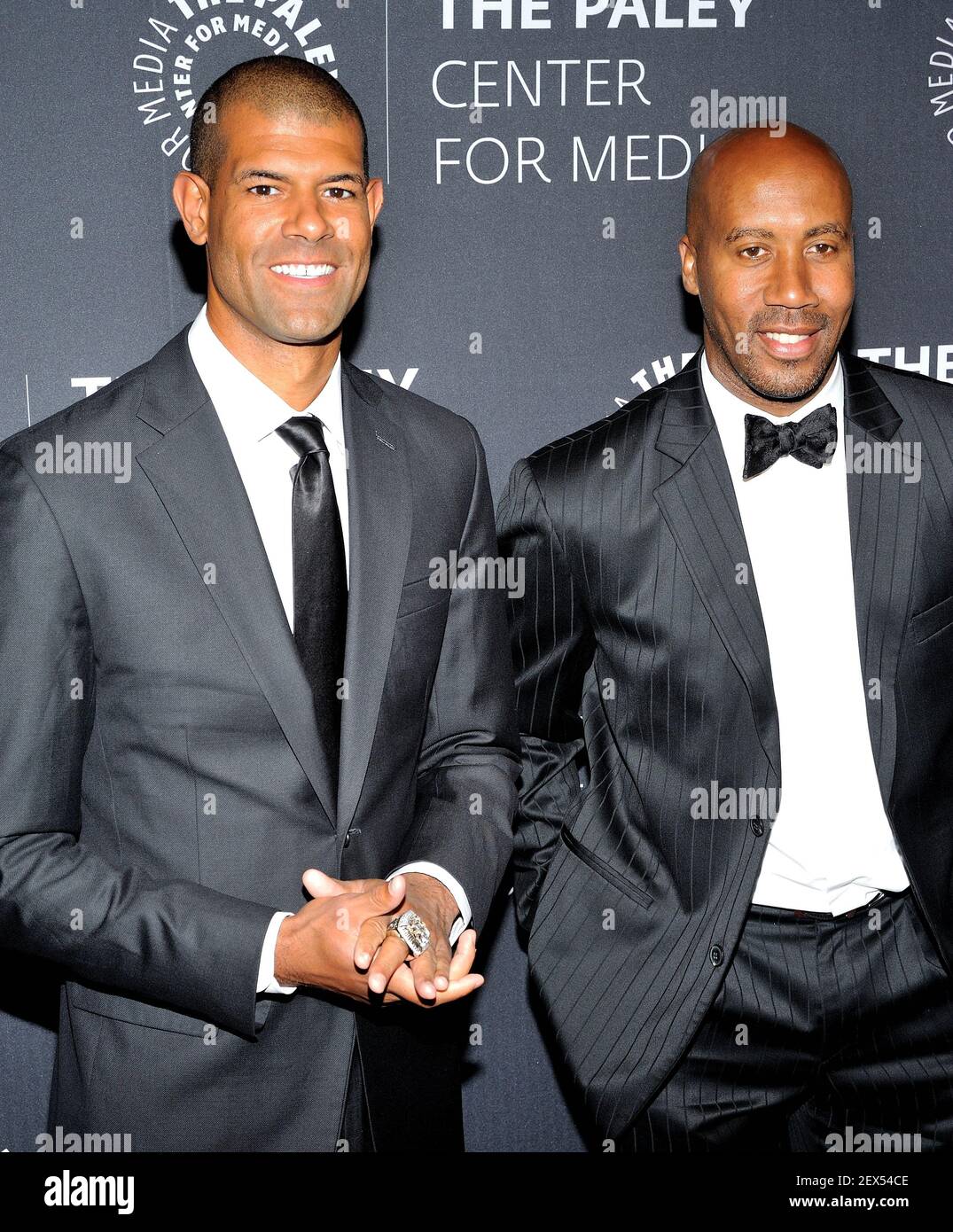 Shane Battier (L) attends The Paley Center Tribute to African-American ...