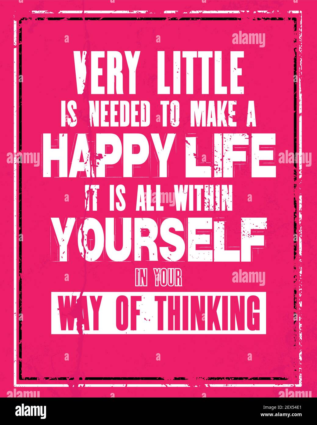 Inspiring motivation quote Very Little Is Needed To Make a Happy Life ...