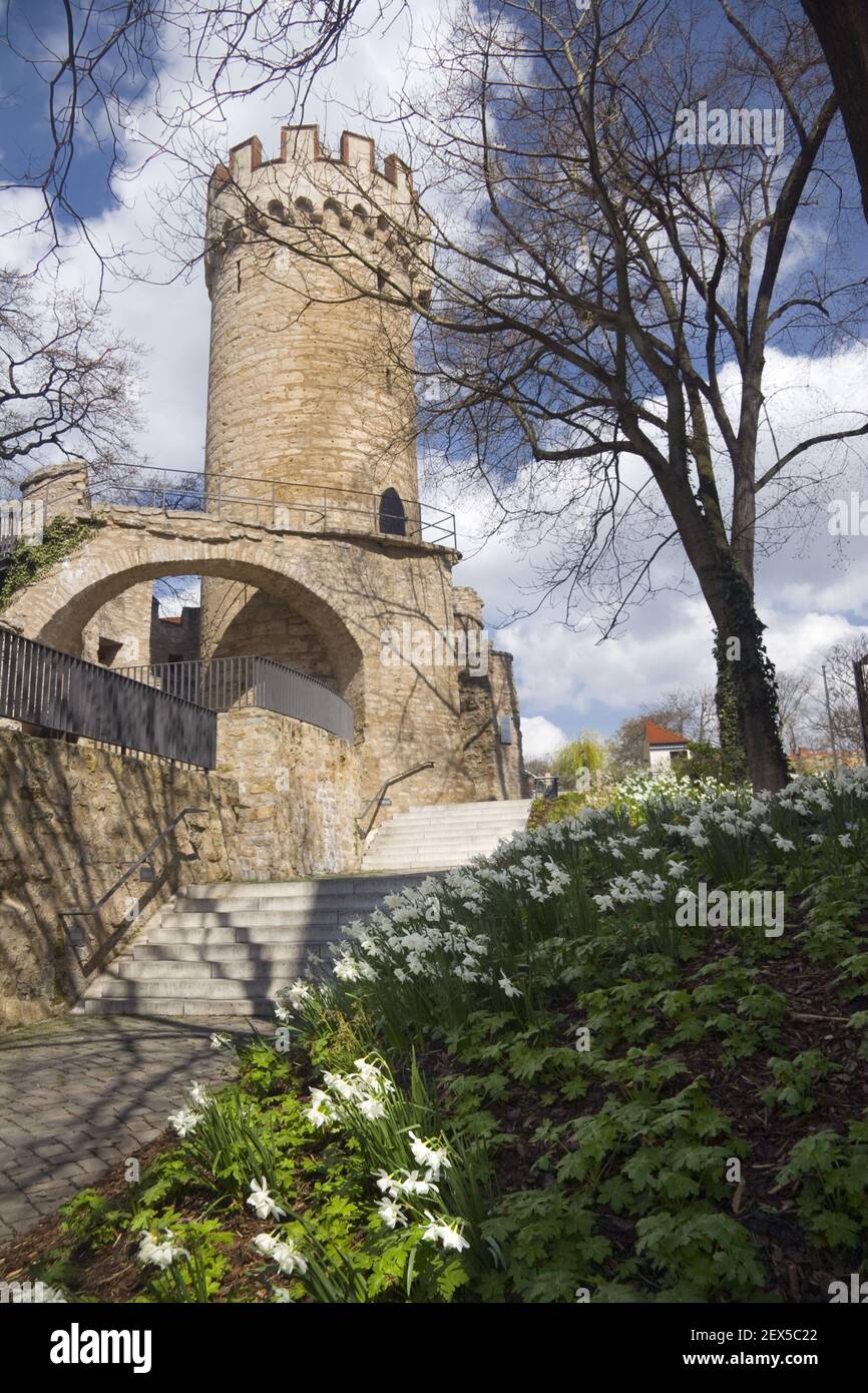 Powder Tower in Jena Stock Photo - Alamy