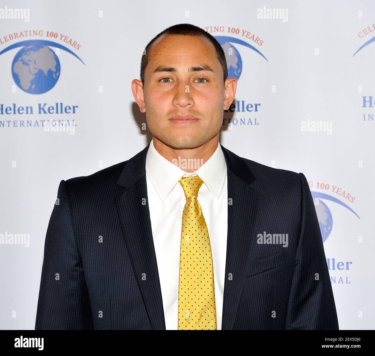 Soccer star Luis Robles attends the 2015 Spirit of Helen Keller Gala at ...