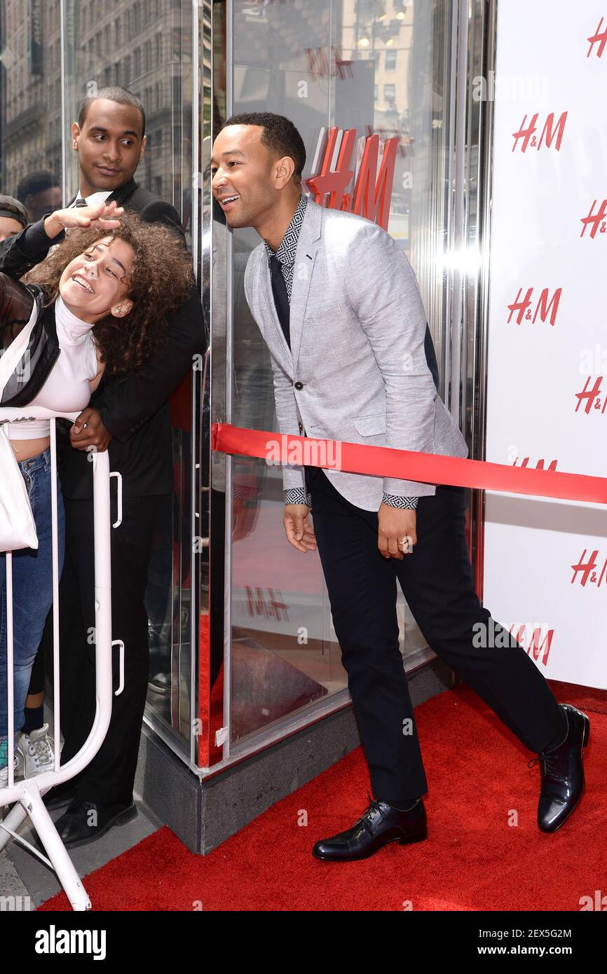 Musician John Legend attends the ribbon cutting ceremony for the ...