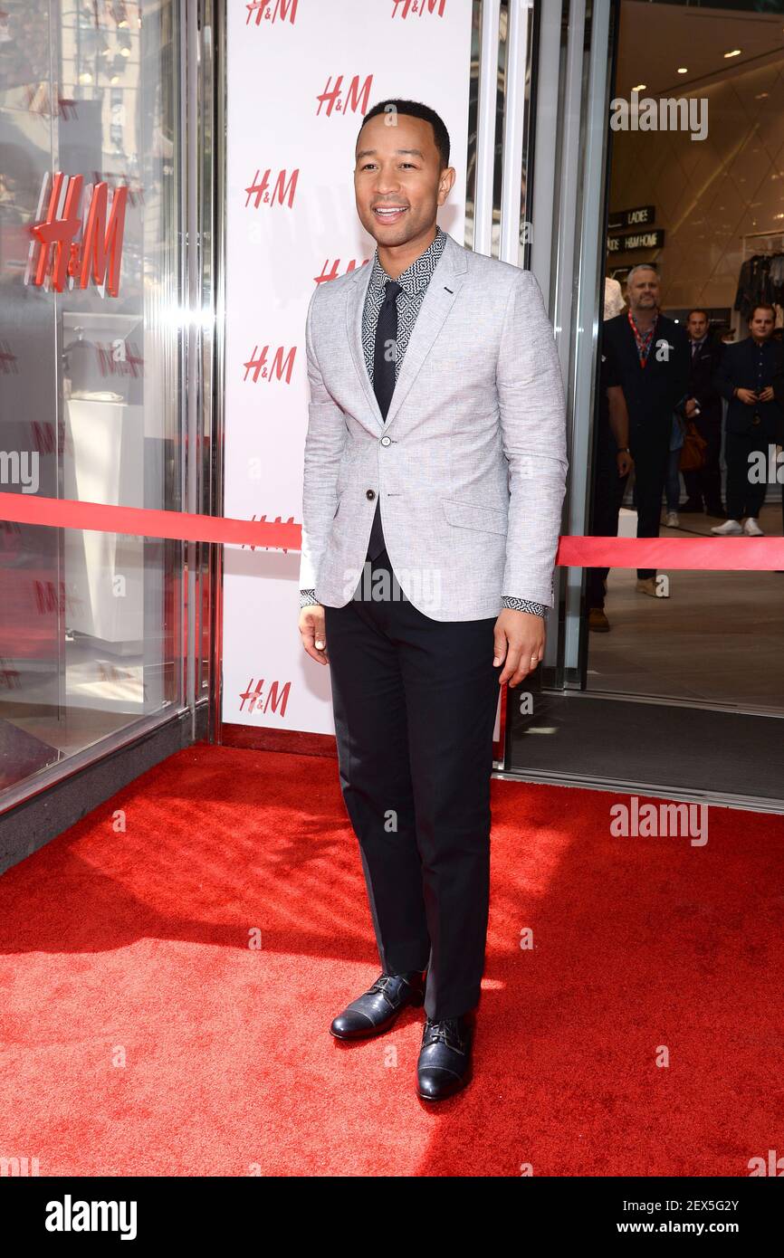 Musician John Legend attends the ribbon cutting ceremony for the ...