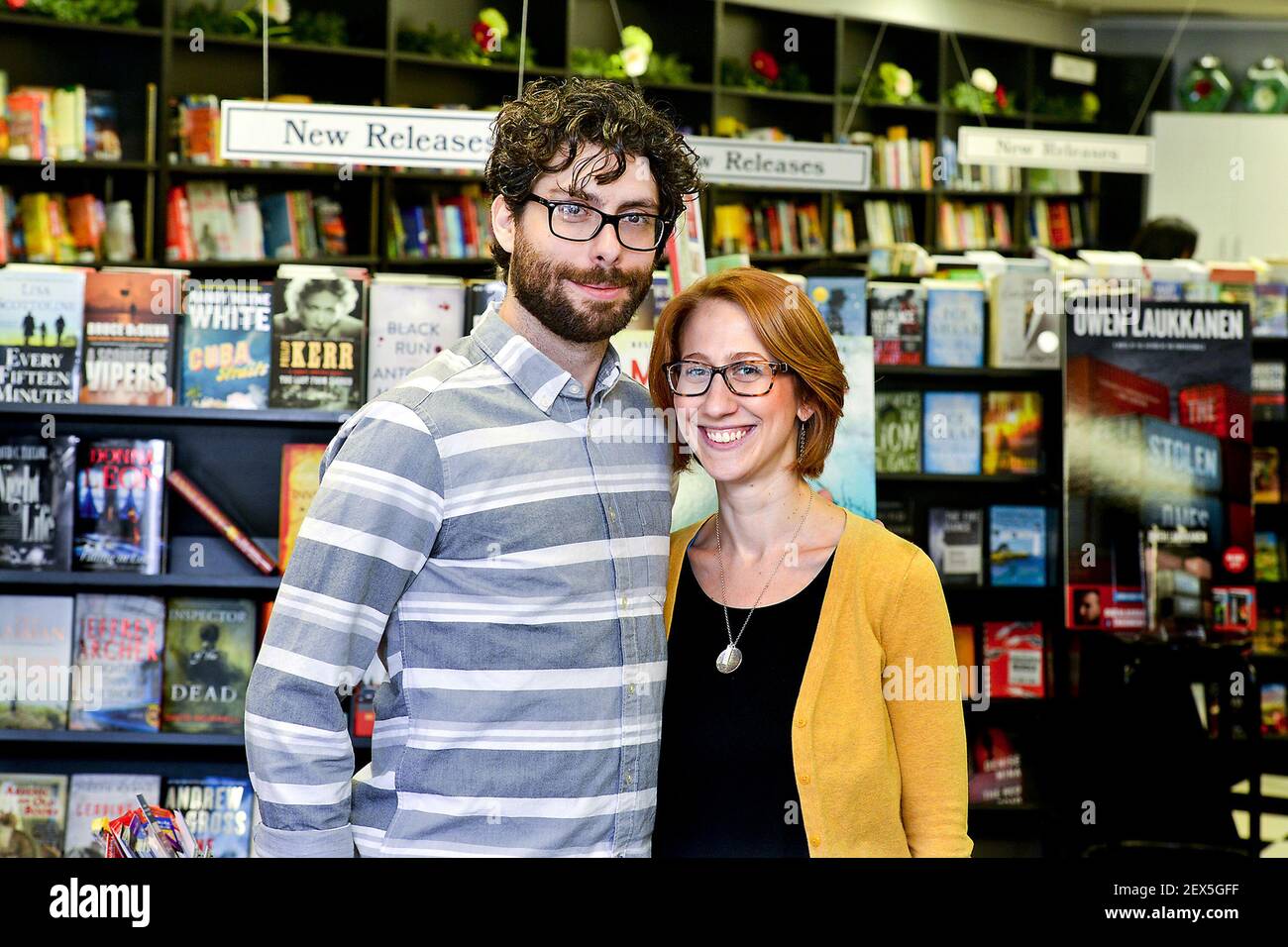 Trevor Thomas and Natalie Sacco pose for a portrait in the Mystery ...