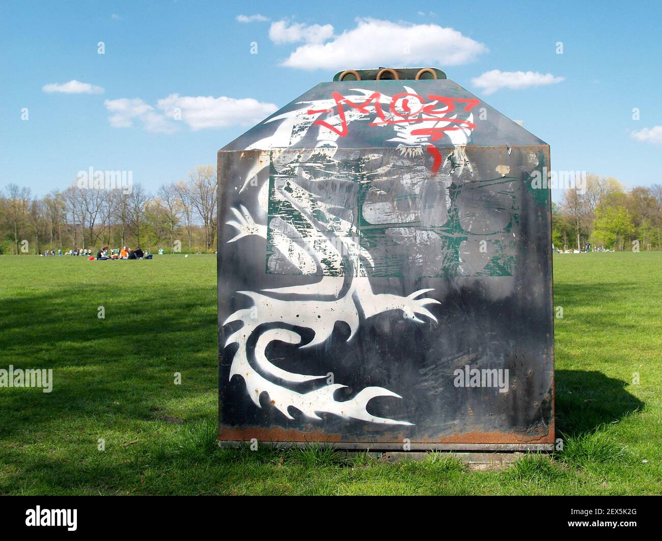 Workaday Art in the Municipal Park of Hamburg, Ger Stock Photo - Alamy