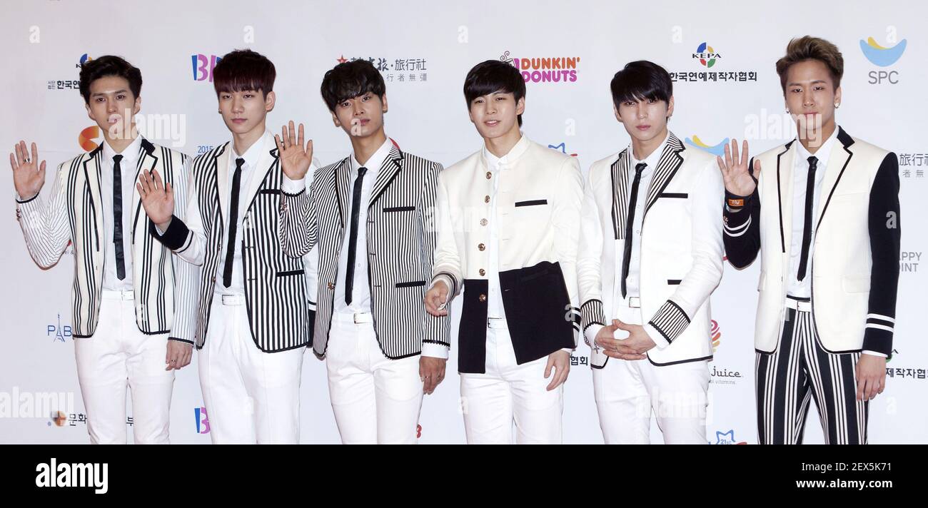 23 May 2015 - Seoul, South Korea : South Korean K-Pop boys group VIXX ...