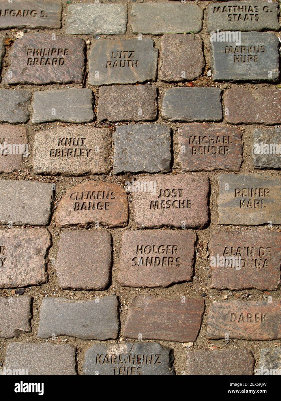 Stumbling Blocks, Hamburg, Germany Stock Photo - Alamy