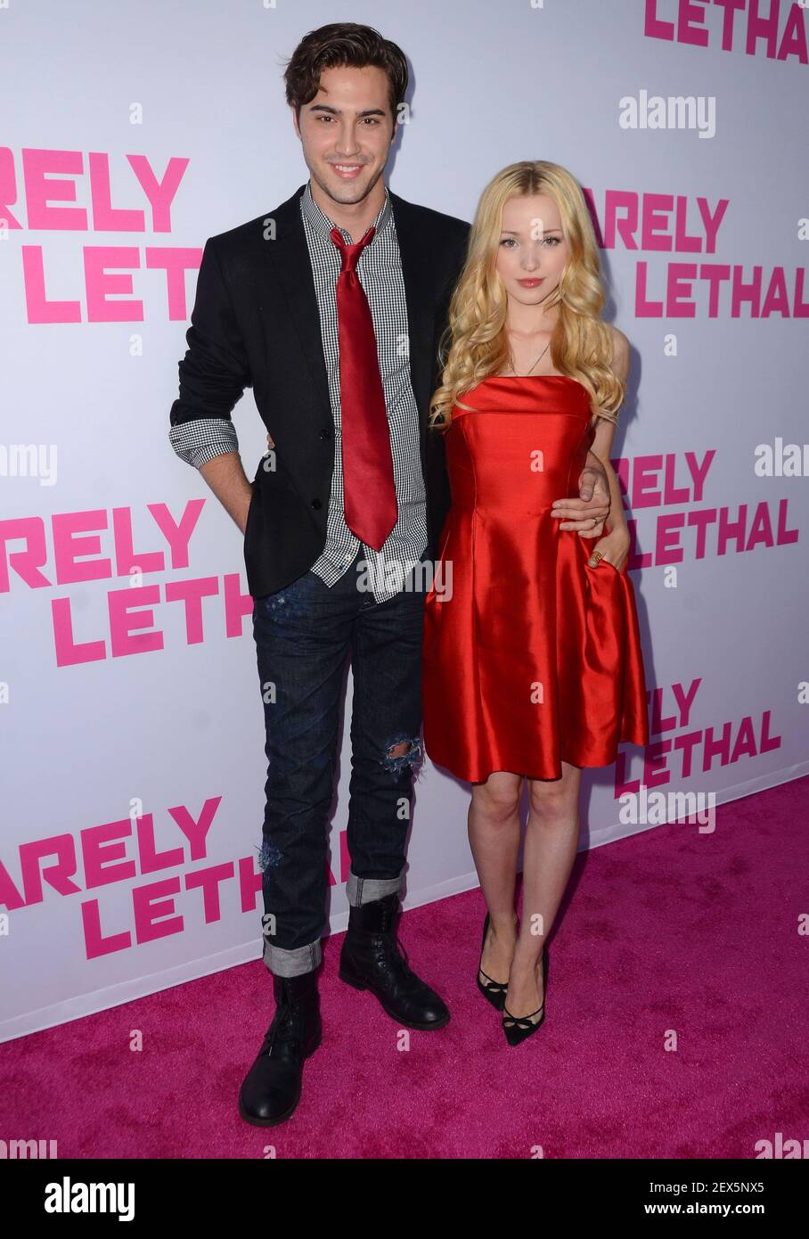 27 May 2015 - Hollywood, California - Ryan McCartan, Dove Cameron. Los Angeles premiere of ...