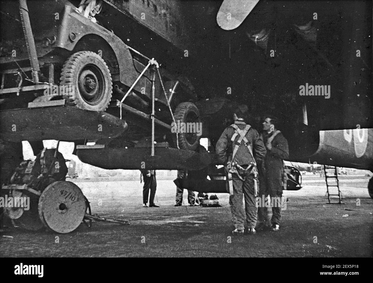 Handley Page Halifax aircraft of 298 Airborne Squadron, Royal Air Force ...