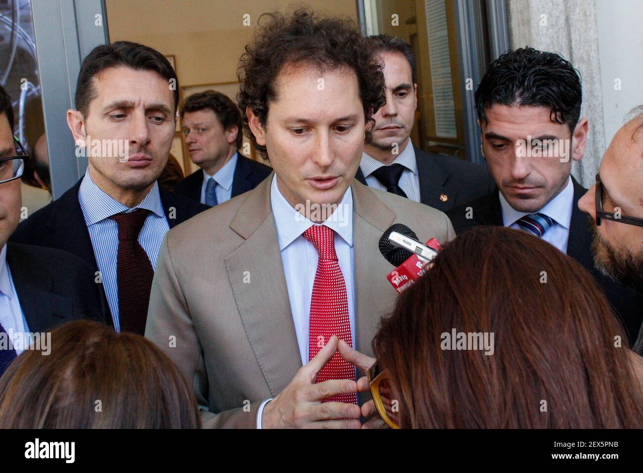 The Vice President Fondazione Giovanni Agnelli, John Elkann during an ...