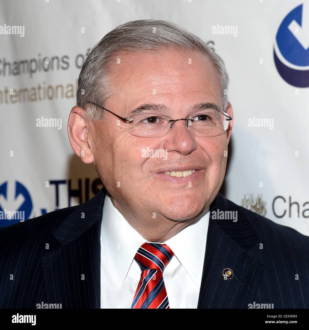 U.S, Senator Robert Menendez of New Jersey attends the annual Champion ...