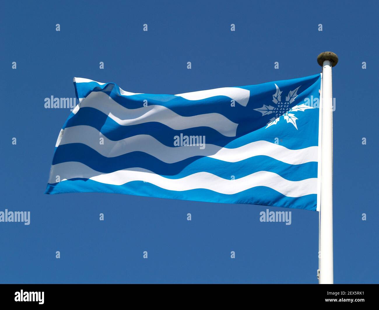 Municipal Flag of Kampen,Sylt, Germany Stock Photo - Alamy