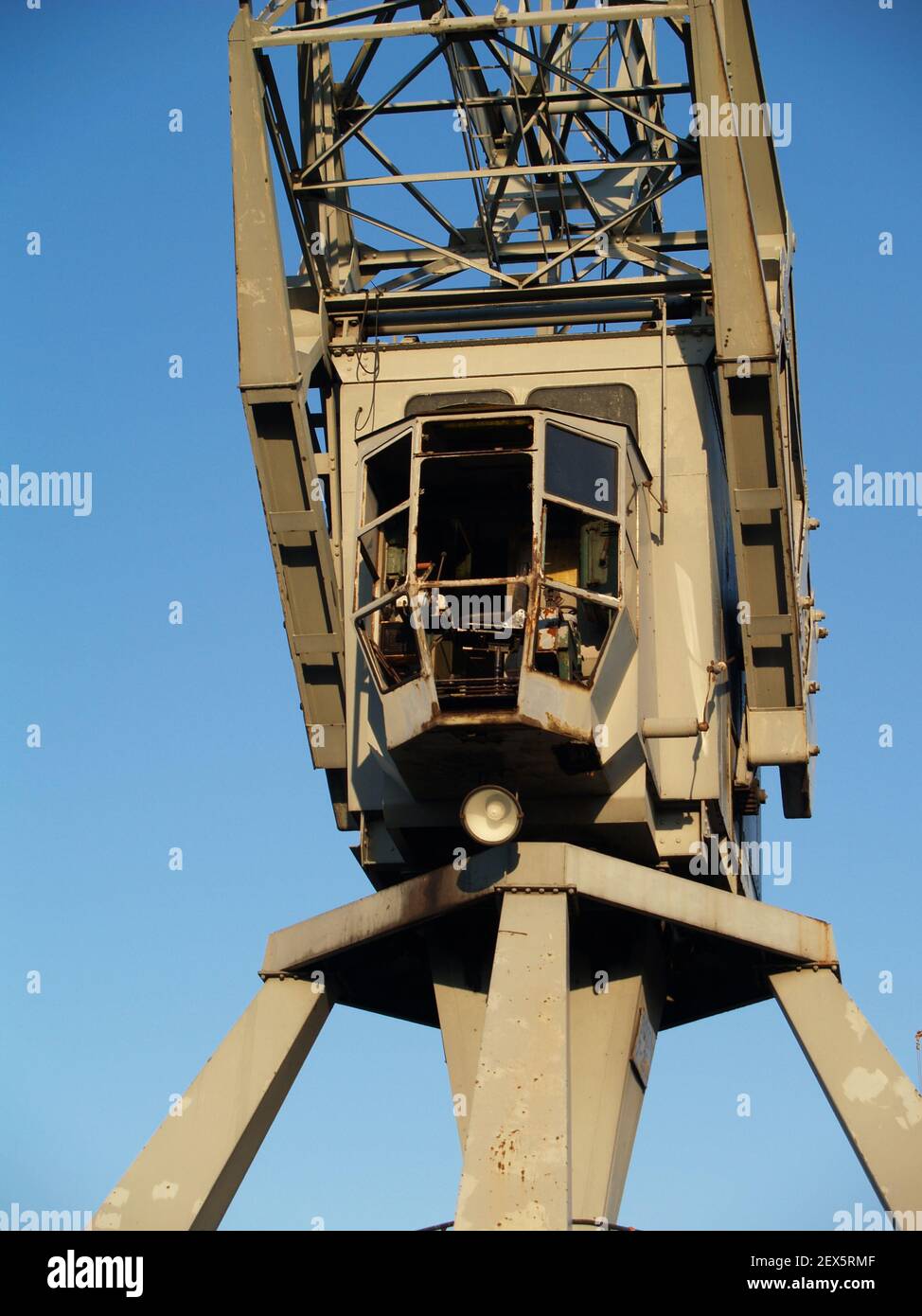 Crane Driver Cabin Stock Photo - Alamy
