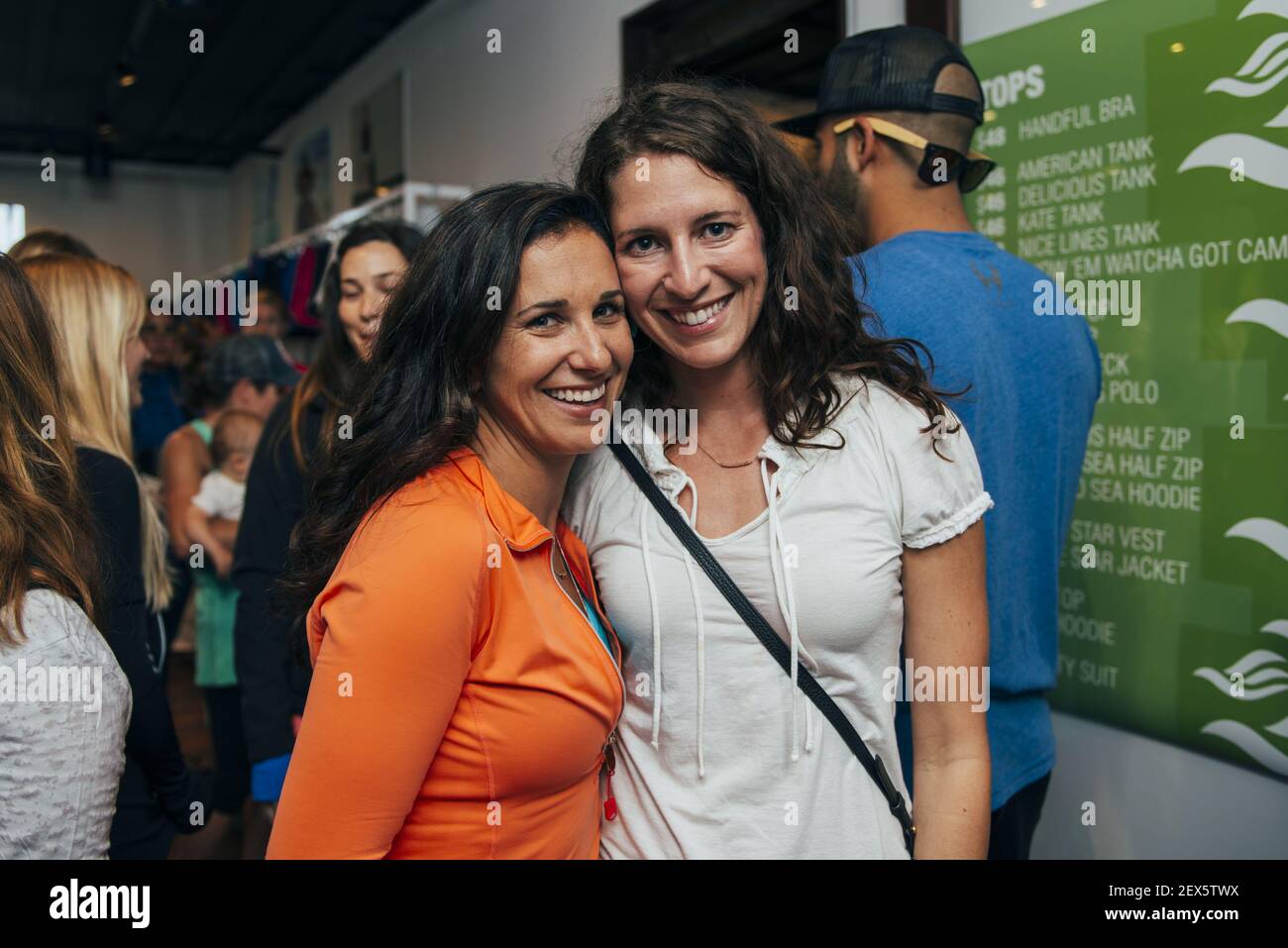 Kate Nowlan and Casey Scudder at Grand Opening of GRACEDBYGRIT Flagship ...