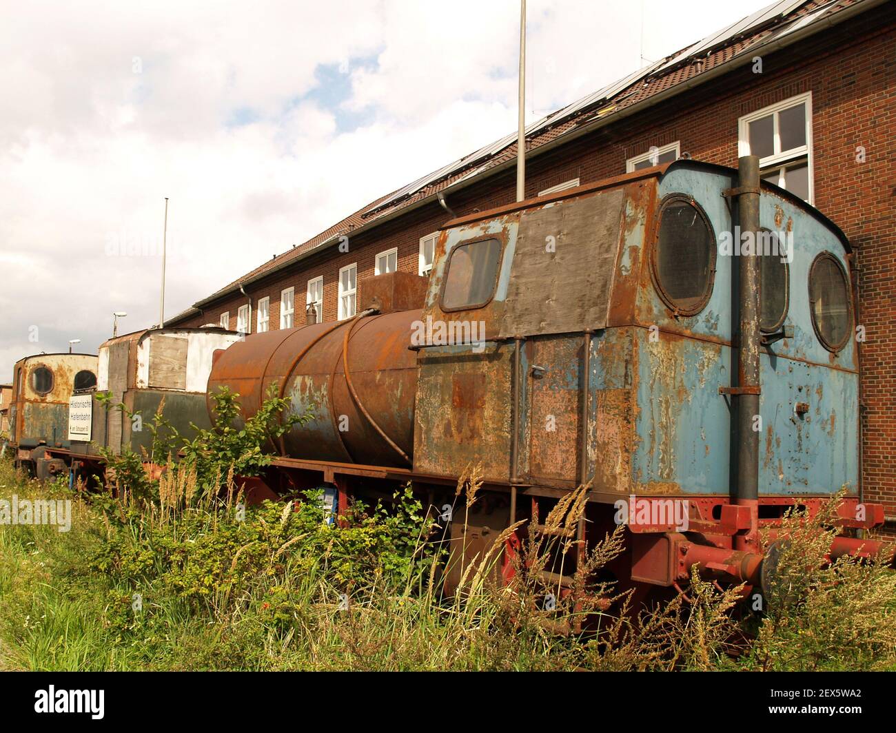 Historical Harbour Engines, Hamburg, Germany Stock Photo - Alamy