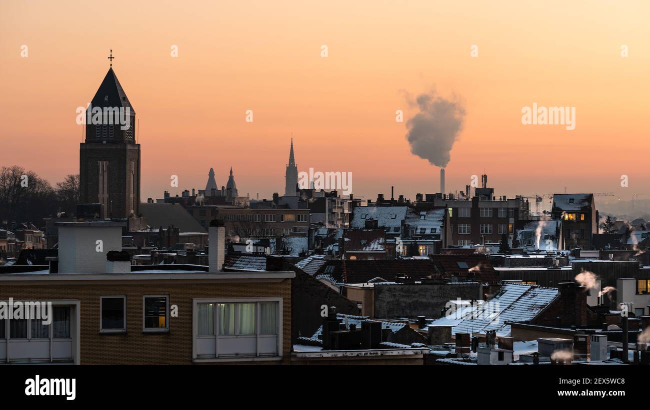 Panorama rooftop view hi-res stock photography and images - Alamy