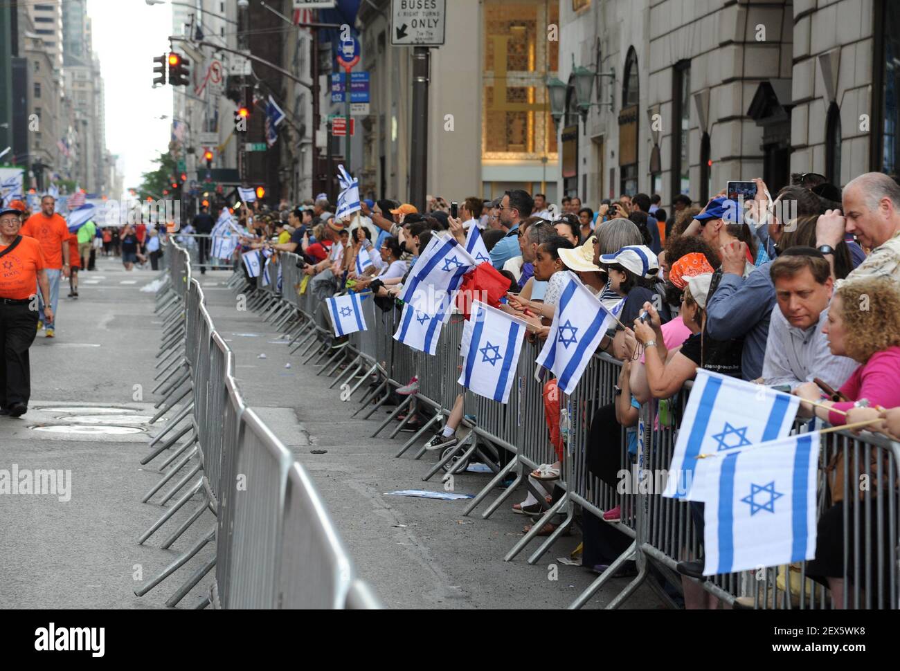 New York Celebrates the 2015 Israel Day Parade on Fifth Avenue between ...