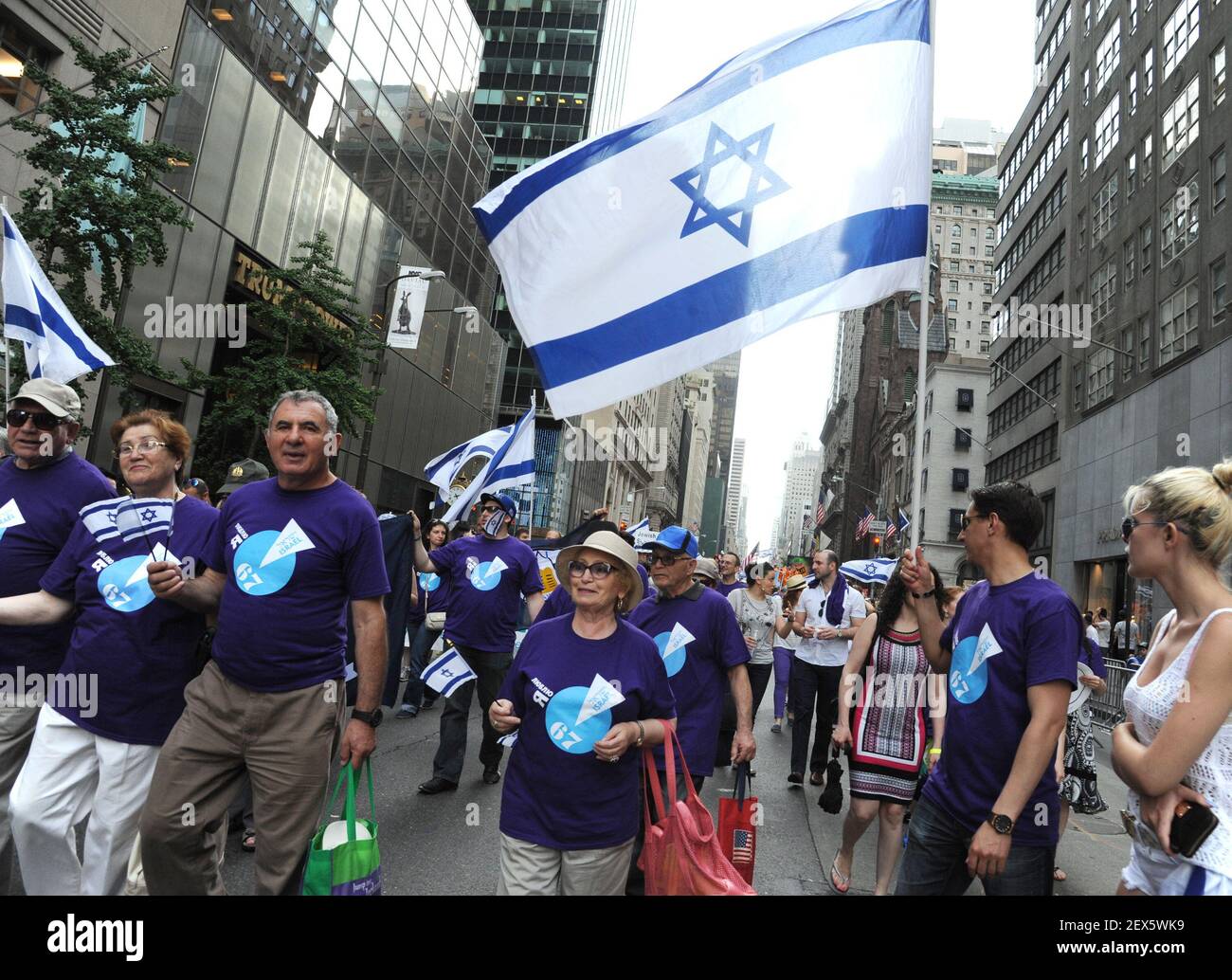 New York Celebrates the 2015 Israel Day Parade on Fifth Avenue between ...