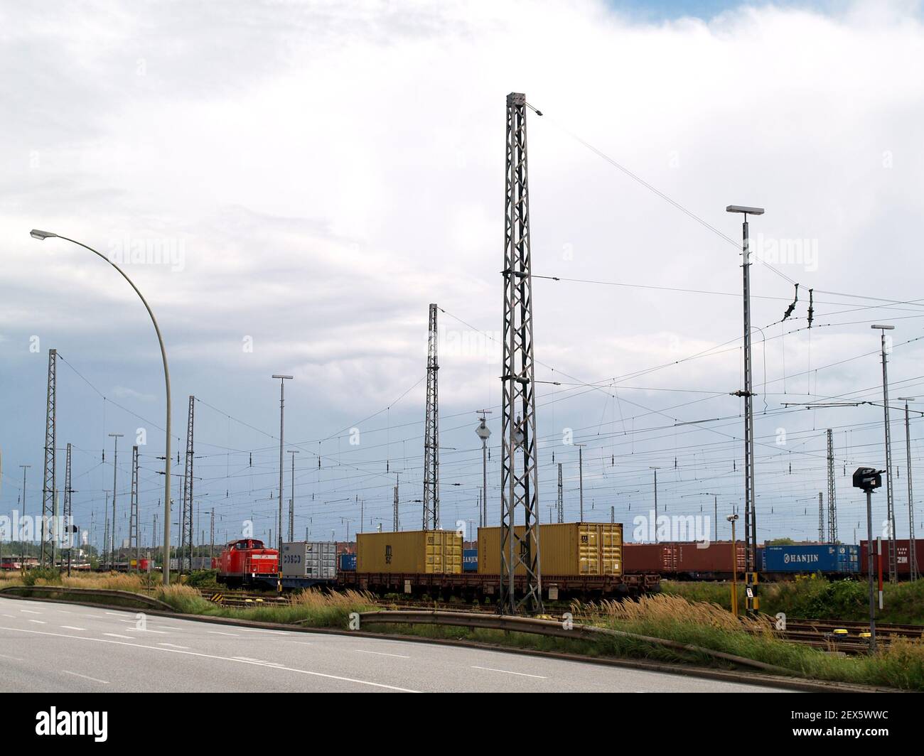 Goods Station Veddel, Main Harbour Station Hamburg Stock Photo - Alamy