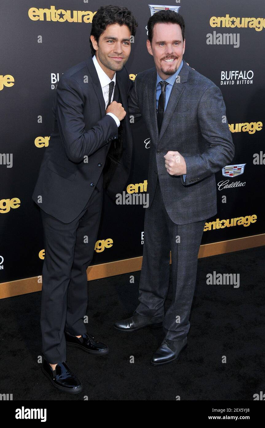 (L-R) Adrian Grenier and Kevin Dillon arrives at the "Entourage" Los ...