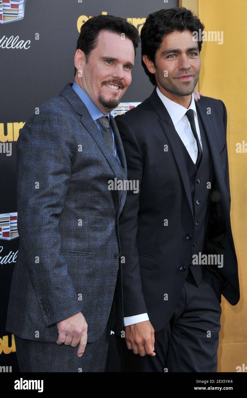 (L-R) Kevin Dillon and Adrian Grenier arrives at the "Entourage" Los ...