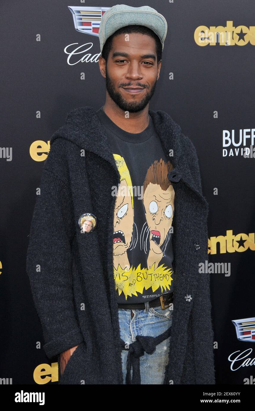 Kid Cudi arrives at the "Entourage" Los Angeles Premiere held at the ...
