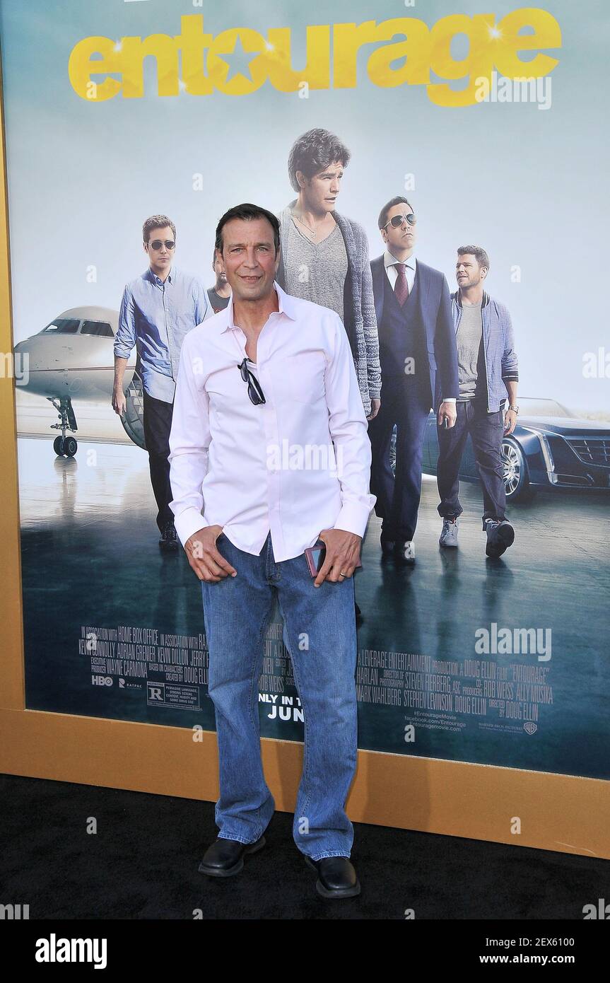 Johnny Alves arrives at the "Entourage" Los Angeles Premiere held at ...