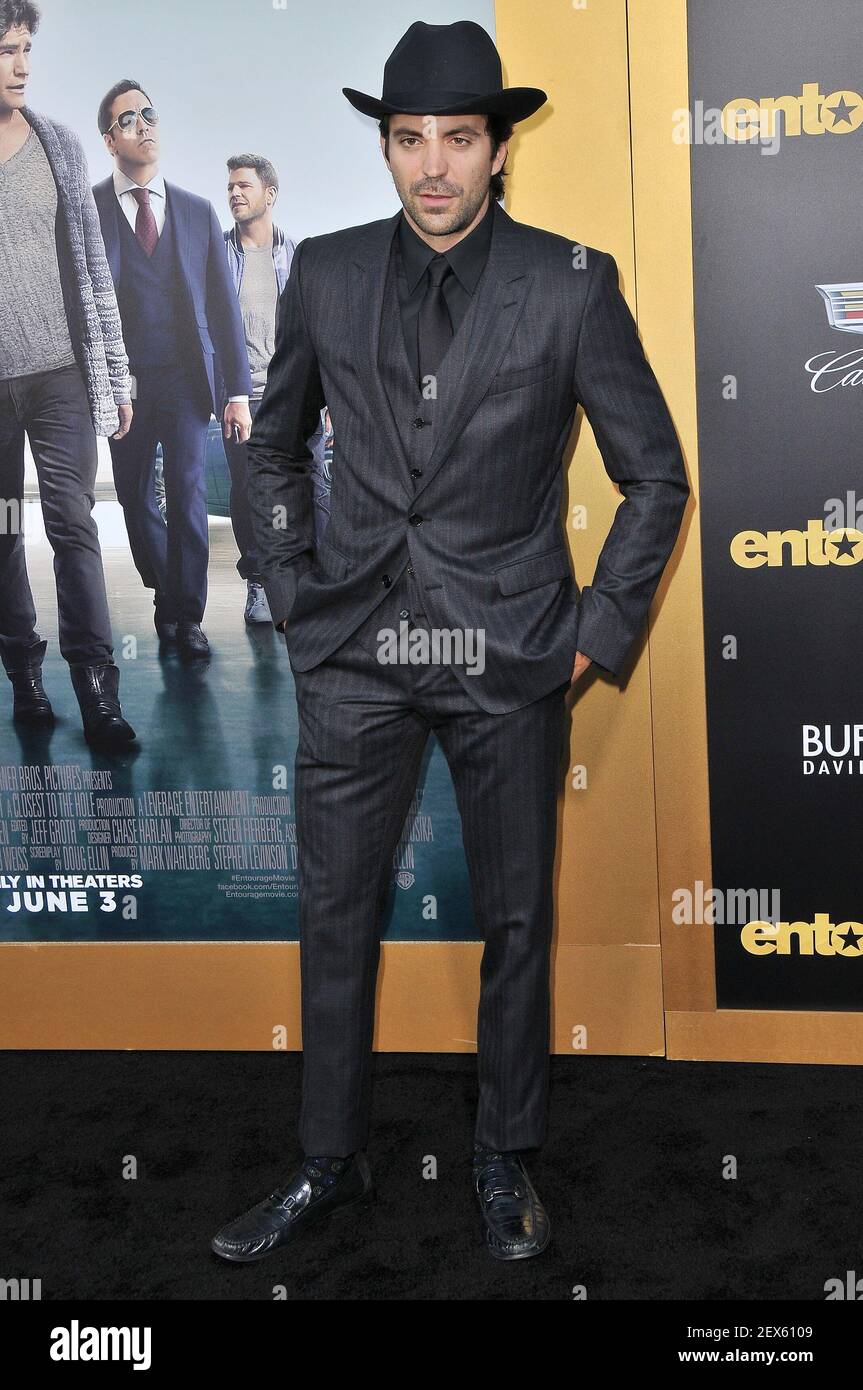 Rhys Coiro arrives at the "Entourage" Los Angeles Premiere held at the ...