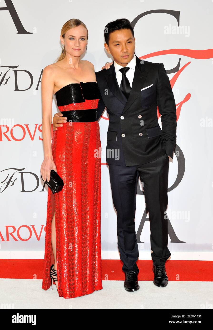 Diane Kruger attends the 2015 CFDA Fashion Awards At Alice Tully Hall ...