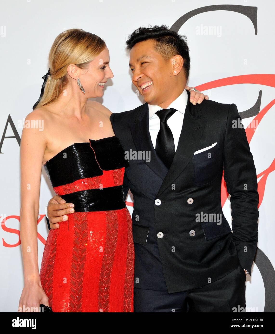 Diane Kruger attends the 2015 CFDA Fashion Awards At Alice Tully Hall ...