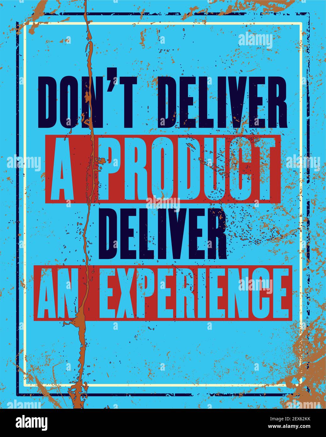 Inspiring motivation quote with text Do Not Deliver a Product Deliver ...