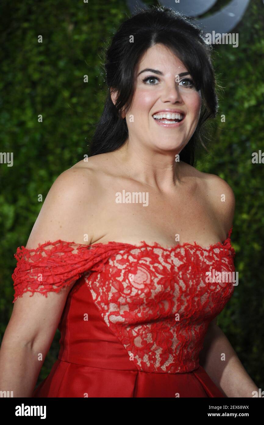 Monica Lewinsky arrives at the 2015 Tony Awards held at Radio City ...