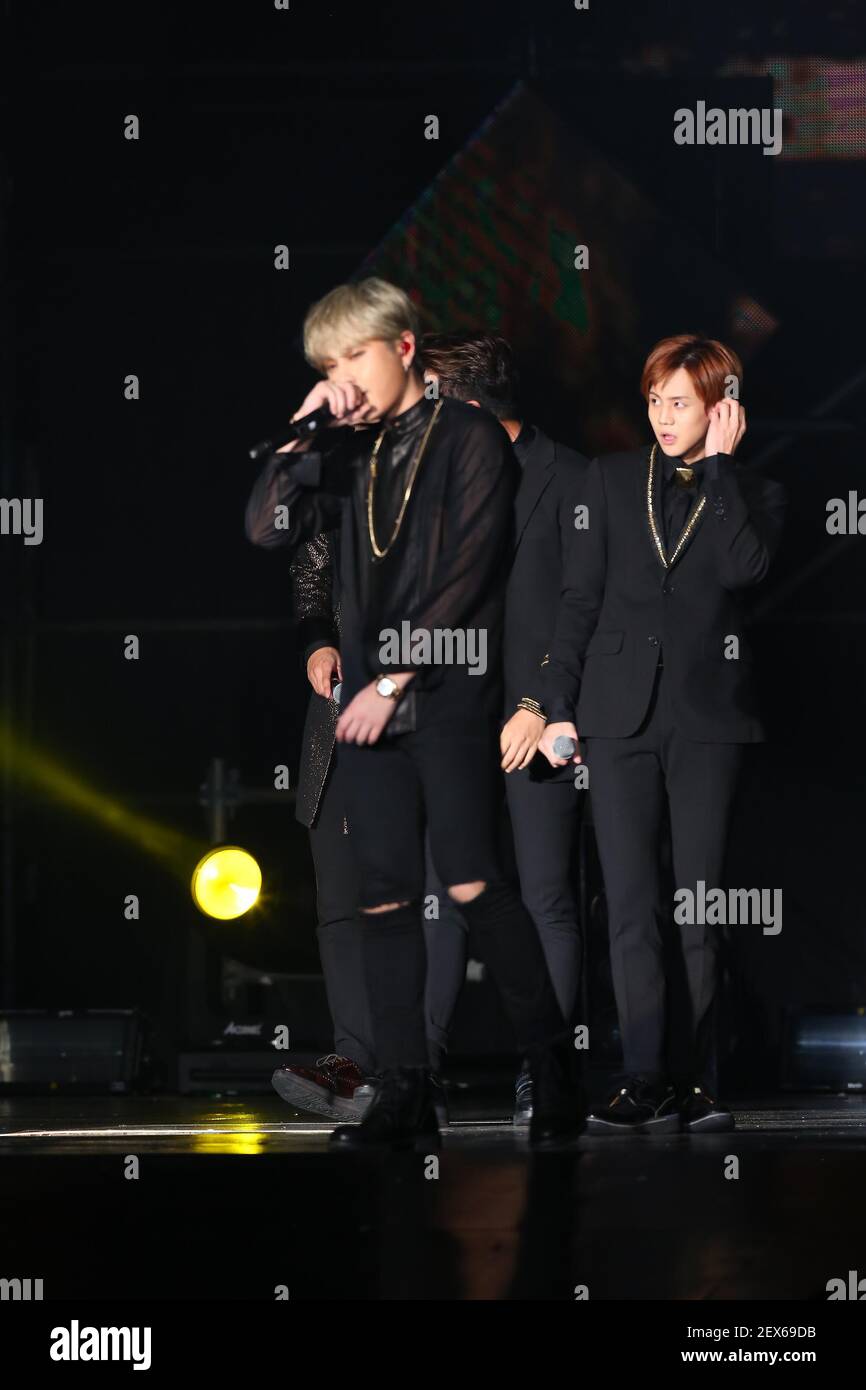 Korea idol group BEAST world tour concert in Taipei, Taiwan, China on ...