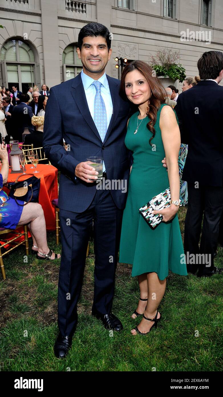 Akbar Jaffer and Ayesha Kazi attend The Frick Collection Flaming June ...