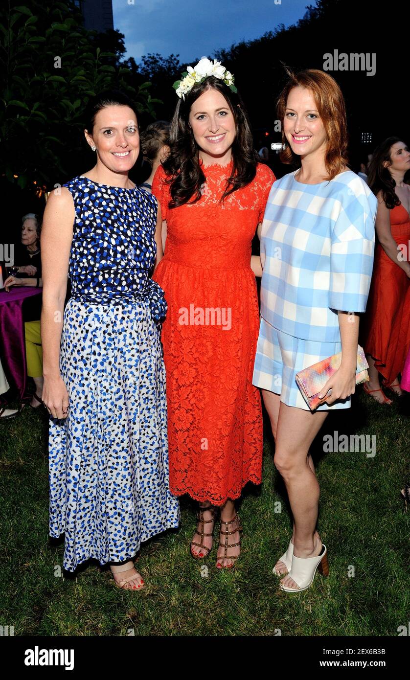L-R: Megan Petrie Ramm, Amory McAndrew and Casey Sills attend The Frick ...