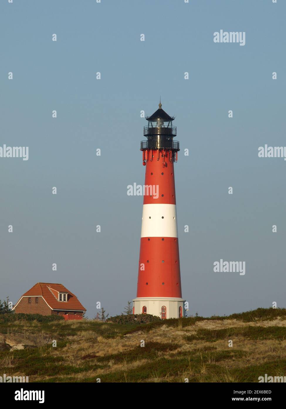 Hoernum lighthouse sylt island schleswig holstein hi-res stock ...