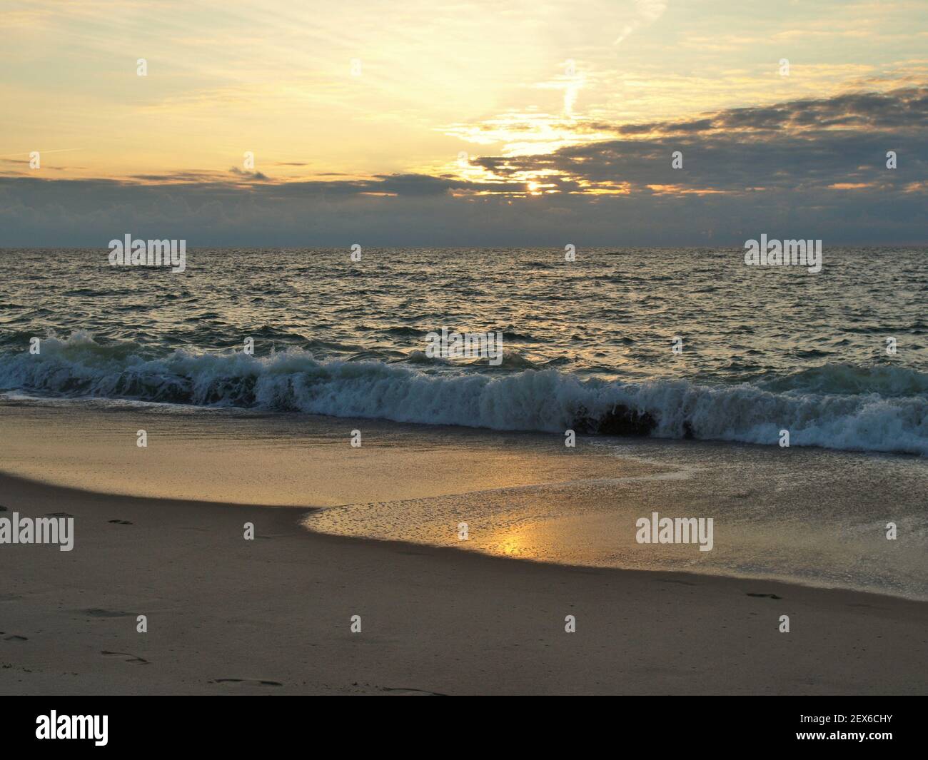 Conclusion of the Day at Sea, Germany Stock Photo - Alamy