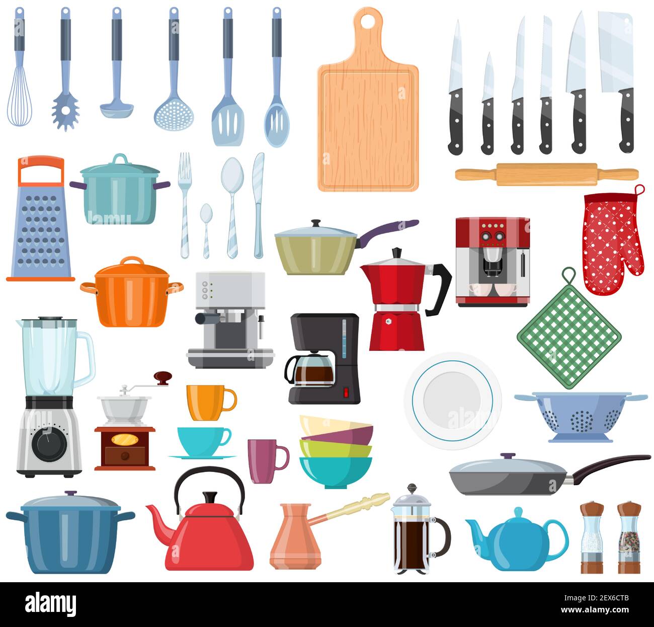 kitchen tools set icon Stock Vector Image & Art - Alamy