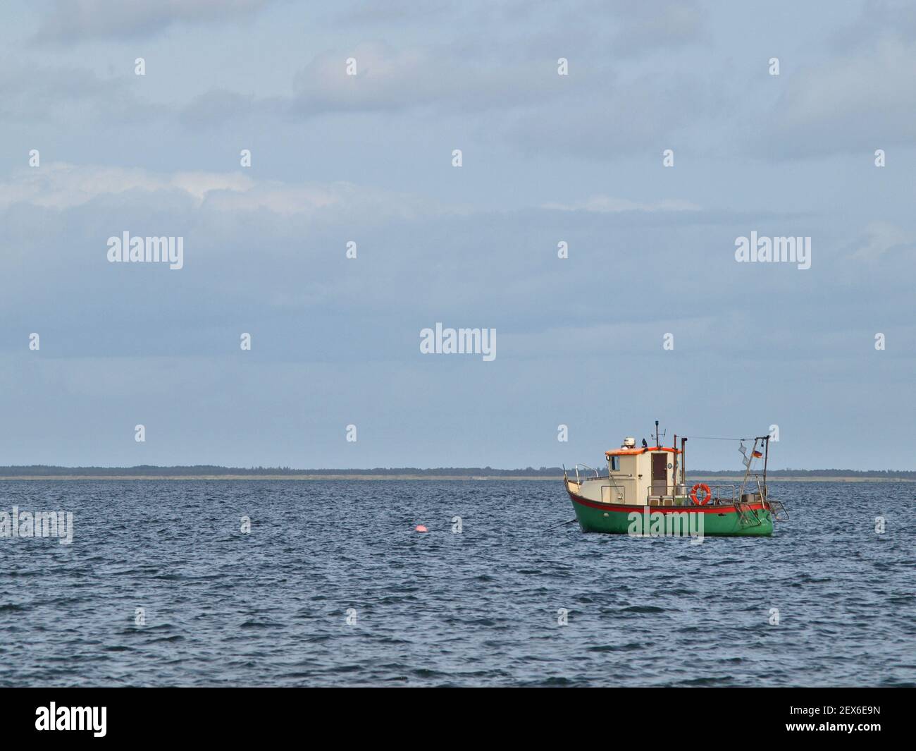 Red and blue barge hi-res stock photography and images - Alamy