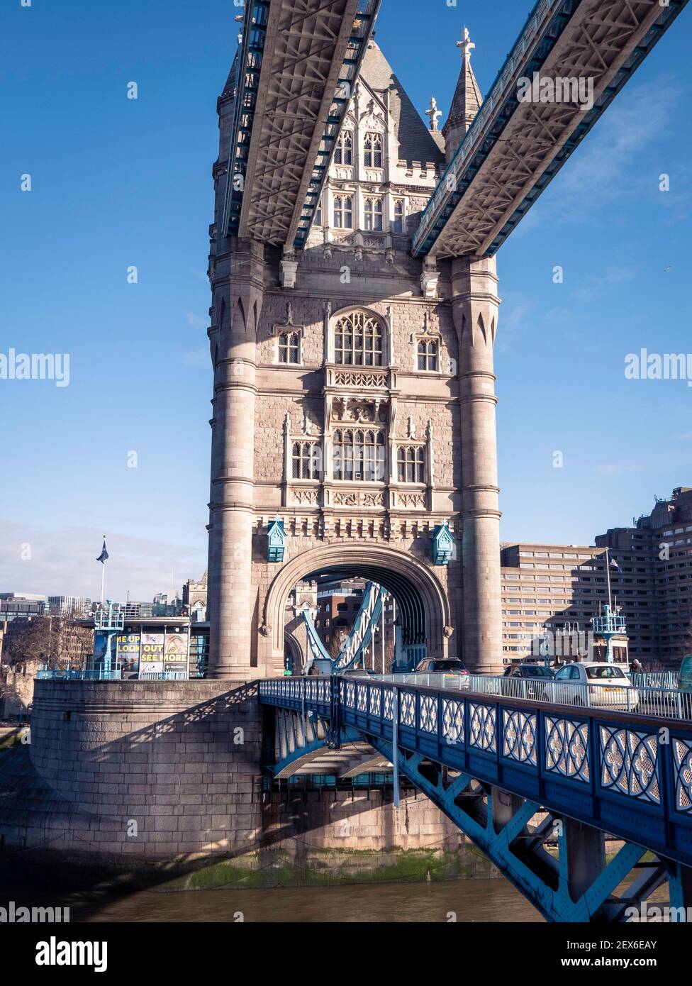 Capital city of London during the 2021 winter lockdown in the UK Stock ...