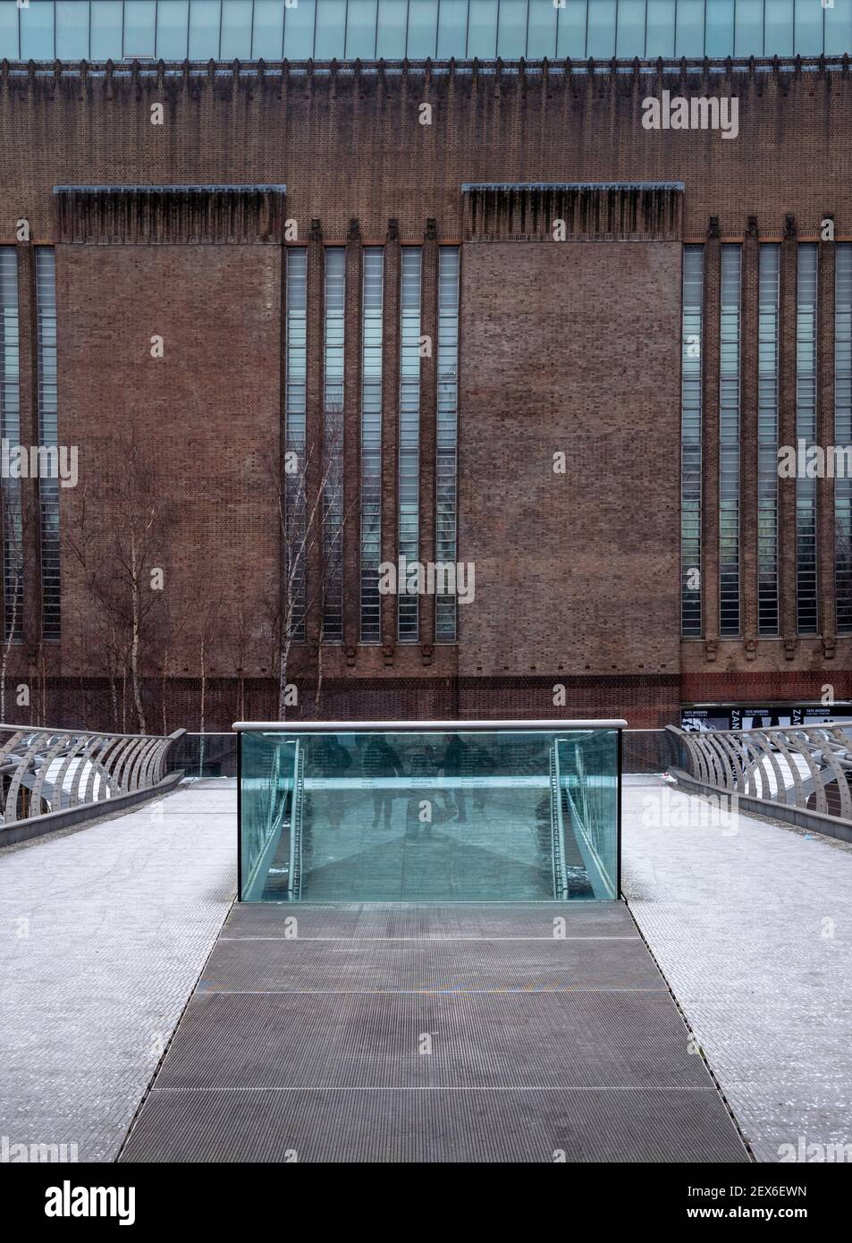 Capital city of London during the 2021 winter lockdown in the UK Stock ...