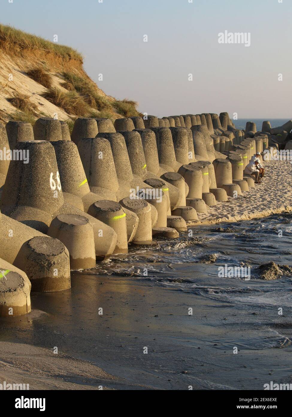 Spoil Ground in front of Tetrapods, Germany Stock Photo - Alamy